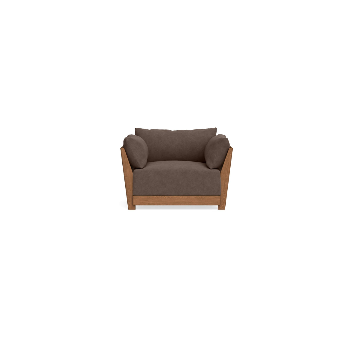 Modular Bondi Espresso Armchair in Chocolate | Memory Foam Blend – Inside Weather