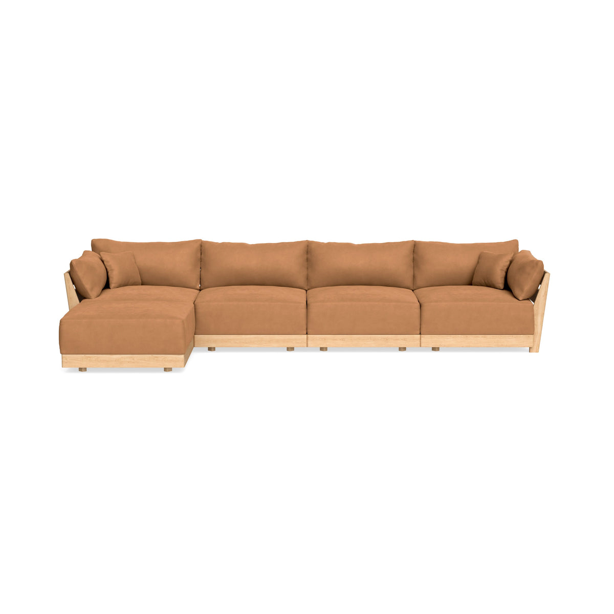 Slipcover Only - Modular Bondi 4-Seater Sectional in Cheddar – Inside ...