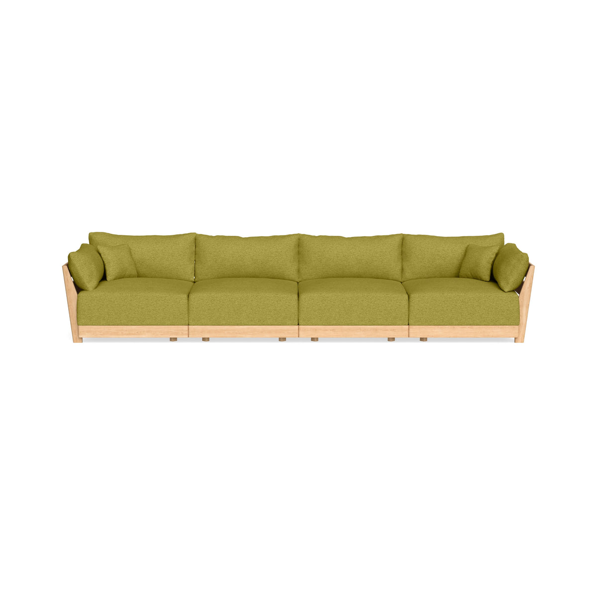 Modular Bondi Latte 4-Seater Sofa in Avocado | Classic Blend – Inside ...
