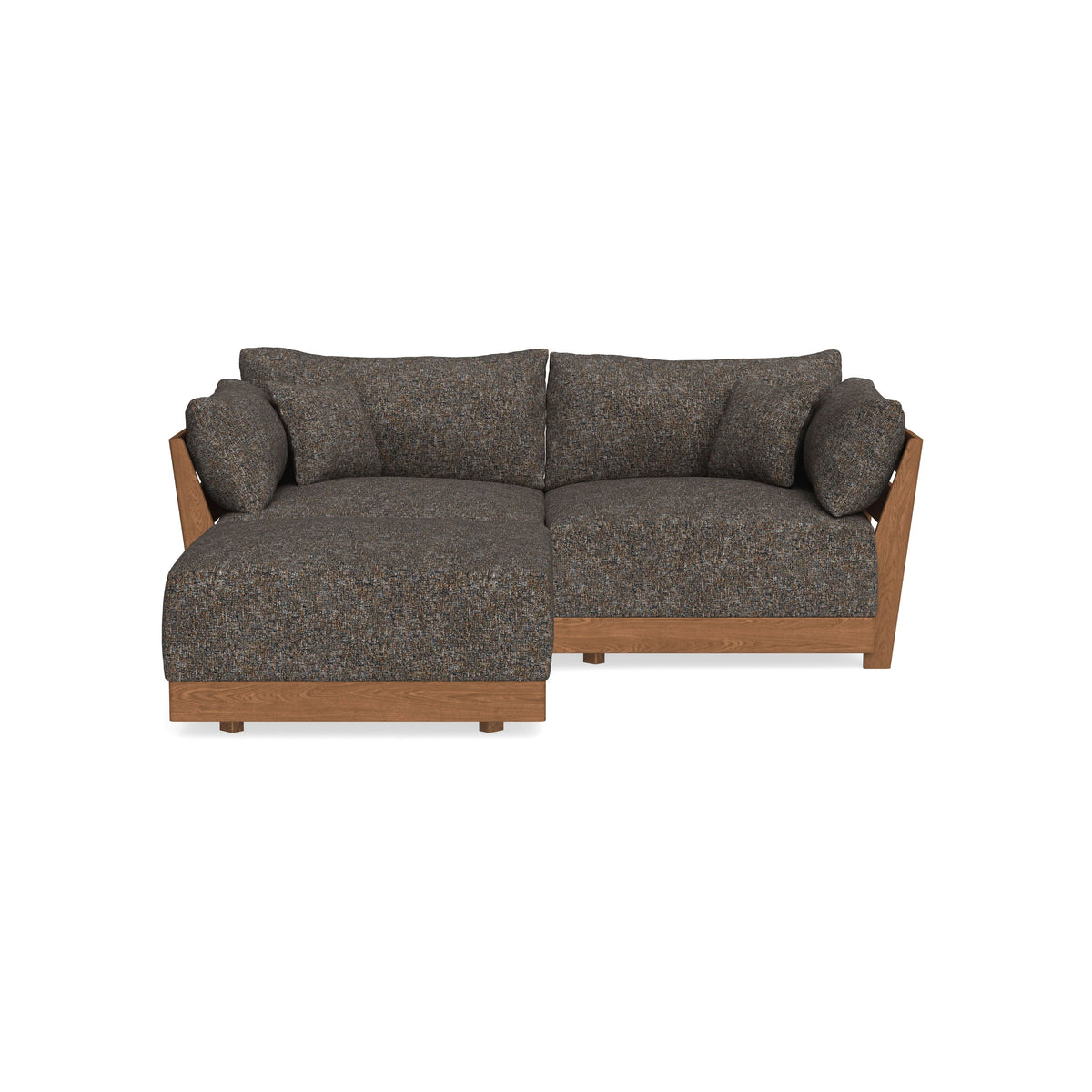 Modular Bondi Espresso 2-Seater Sectional in Eclipse | Classic Blend ...