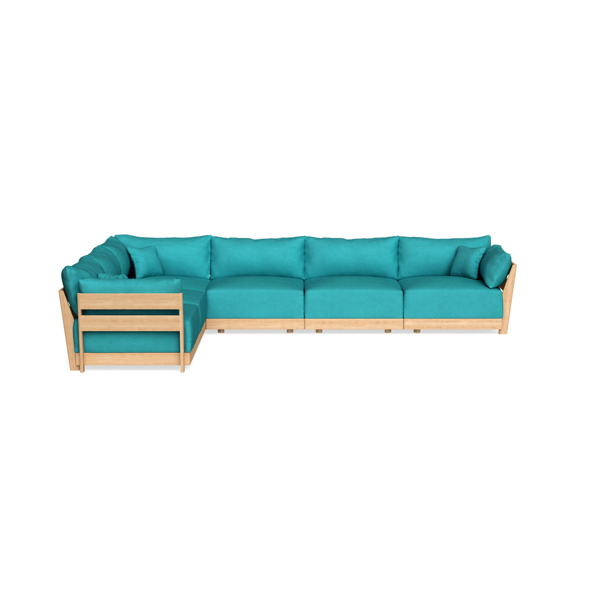 Slipcover Only - Modular Bondi 6-Seater Corner Sectional in Pool ...