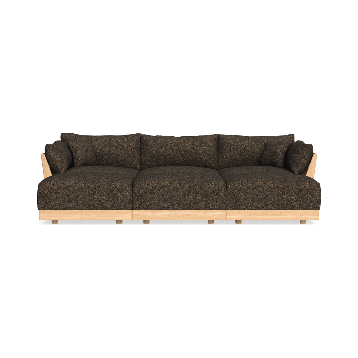Slipcover Only - Modular Bondi 3-Seater Daybed Sofa Sectional in Phant ...