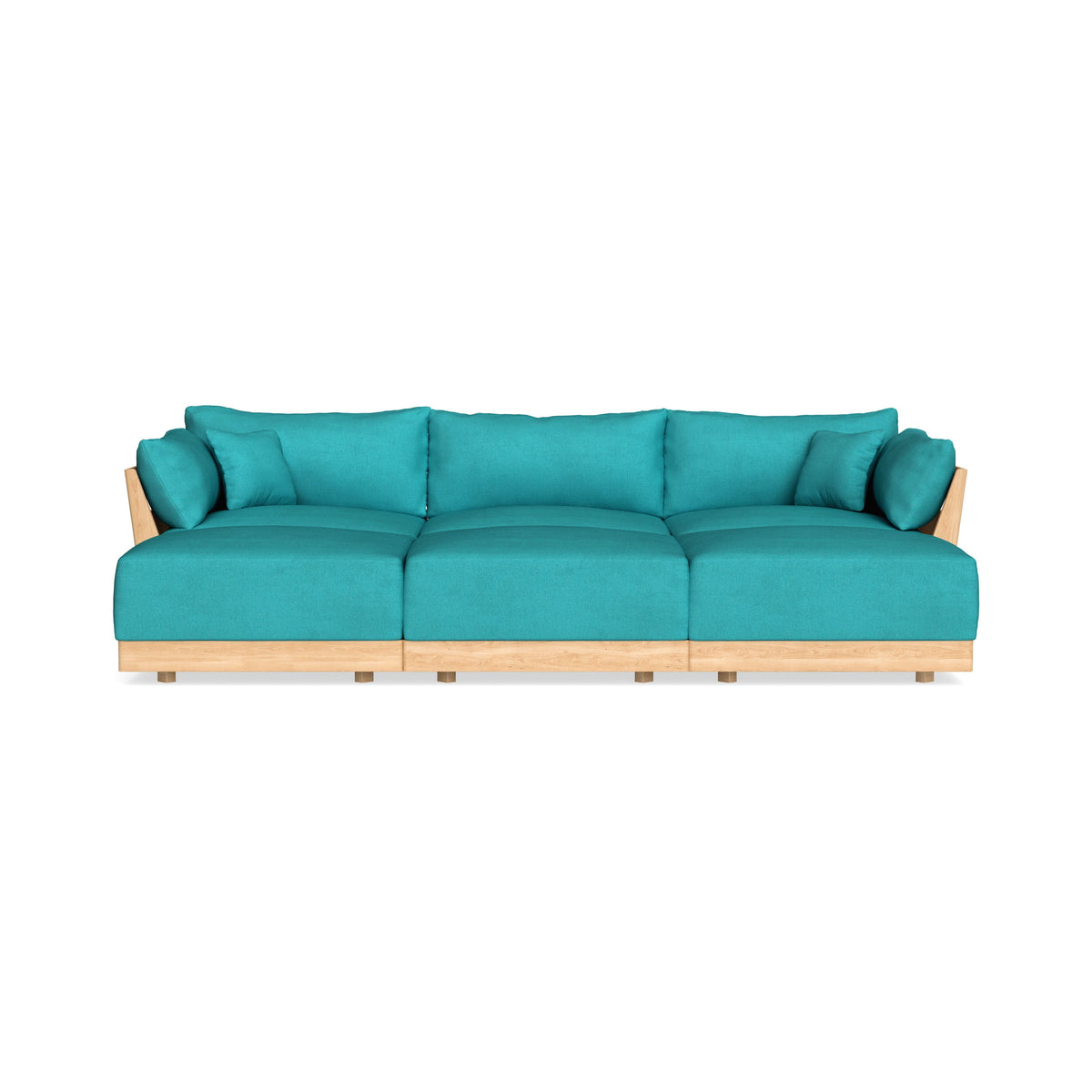 Slipcover Only - Modular Bondi 3-Seater Daybed Sofa Sectional in Pool ...