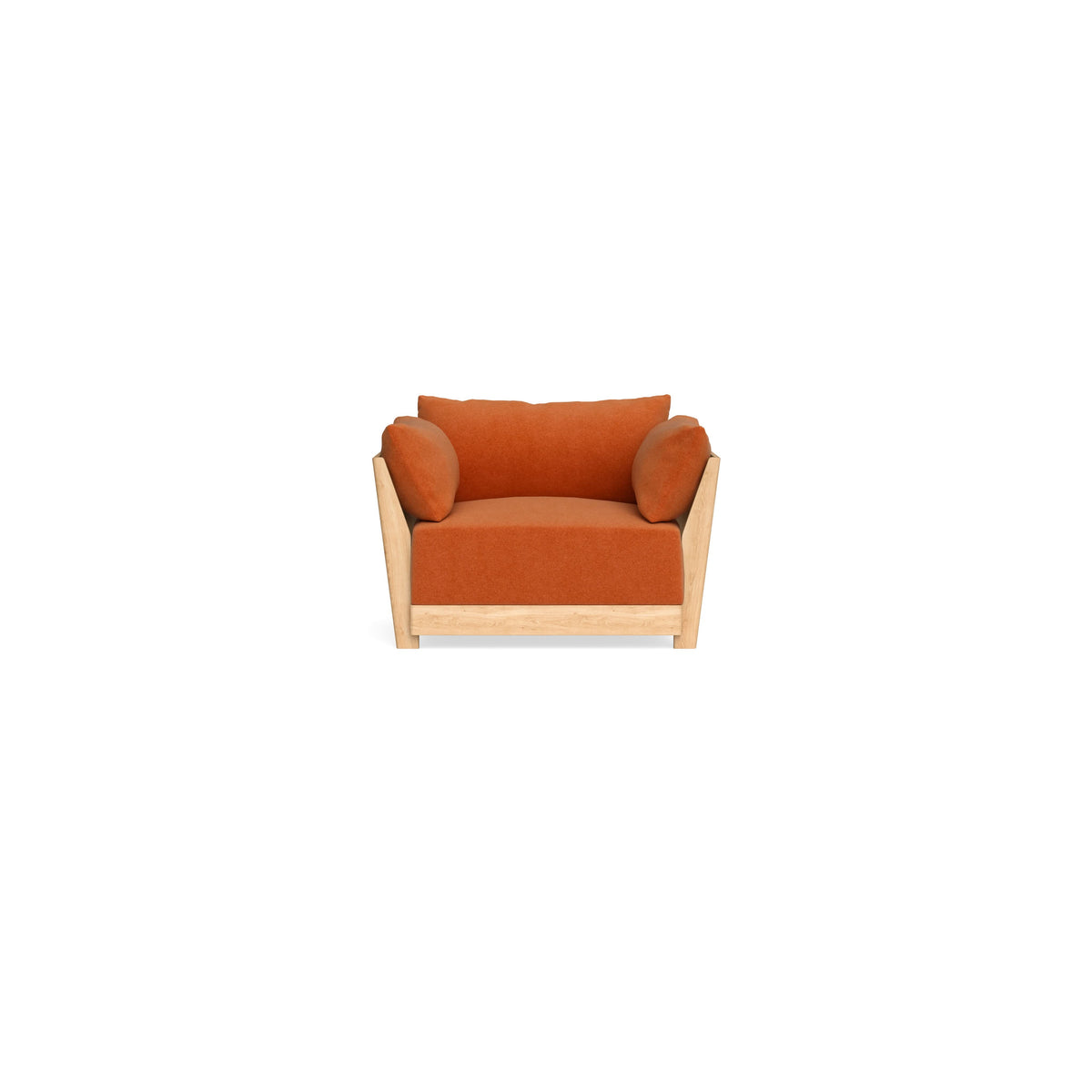 Modular Bondi Latte Armchair in Terracotta | Classic Blend – Inside Weather