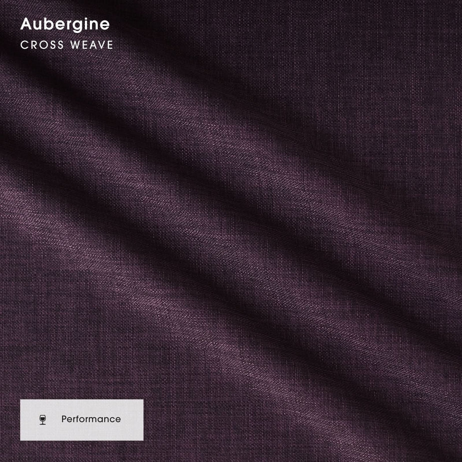 Modular Bondi Espresso 3 Seater Sectional In Aubergine Classic Blend