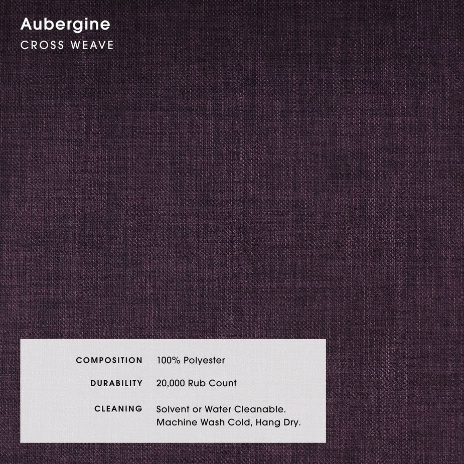 Modular Bondi Espresso 3 Seater Sectional In Aubergine Classic Blend