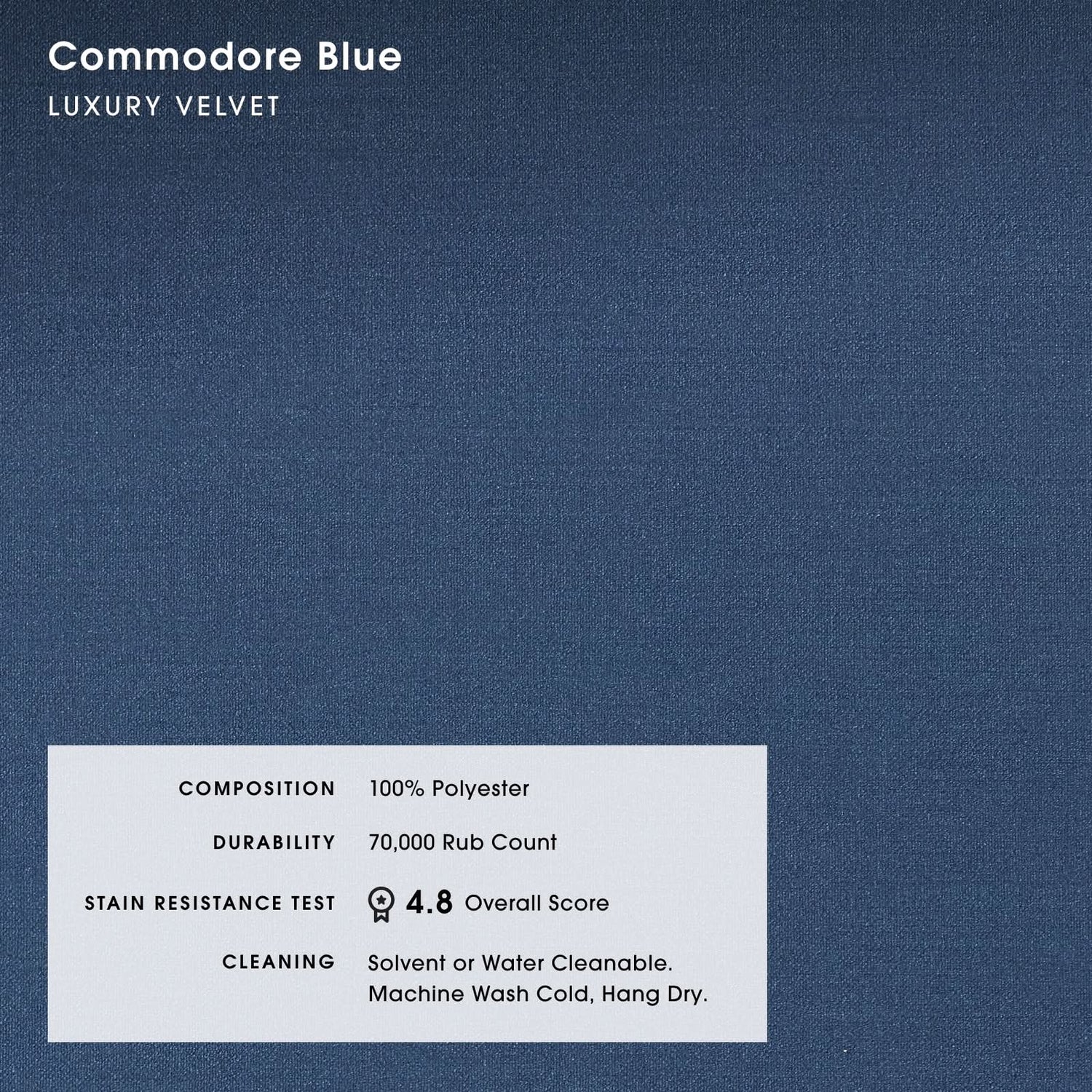 Modular Bondi Black 2-Seater Sofa in Commodore Blue | Classic Blend ...