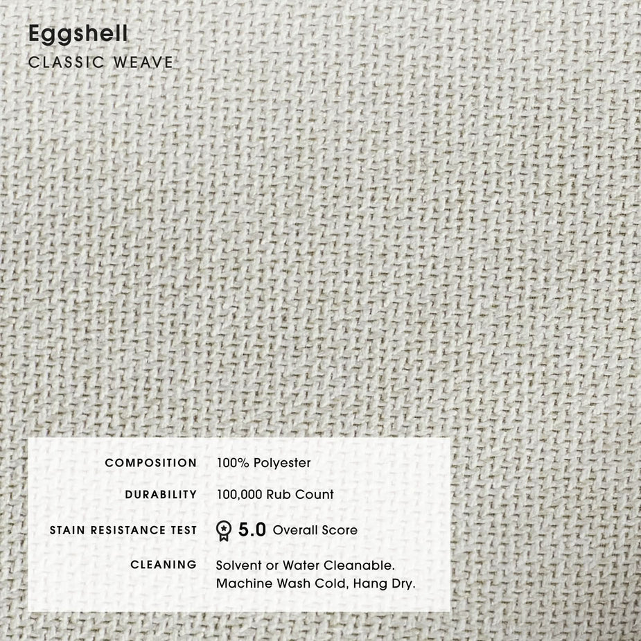 Modular Bondi Espresso 5-Seater Corner Sectional + Ottoman in Eggshell – Inside Weather